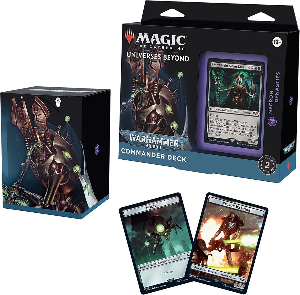 MtG: Universes Beyond - Warhammer 40,000 Commander Deck (Necron ...
